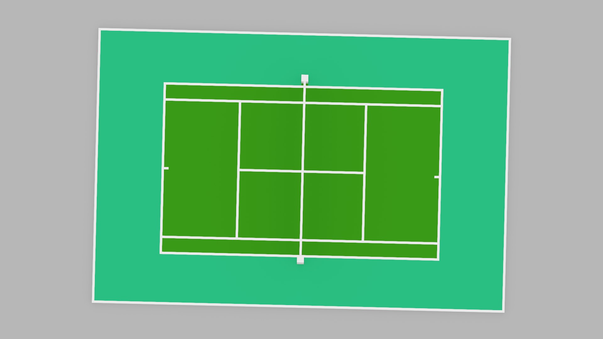 Voxel Tennis Court 3D Model - TurboSquid 1870365