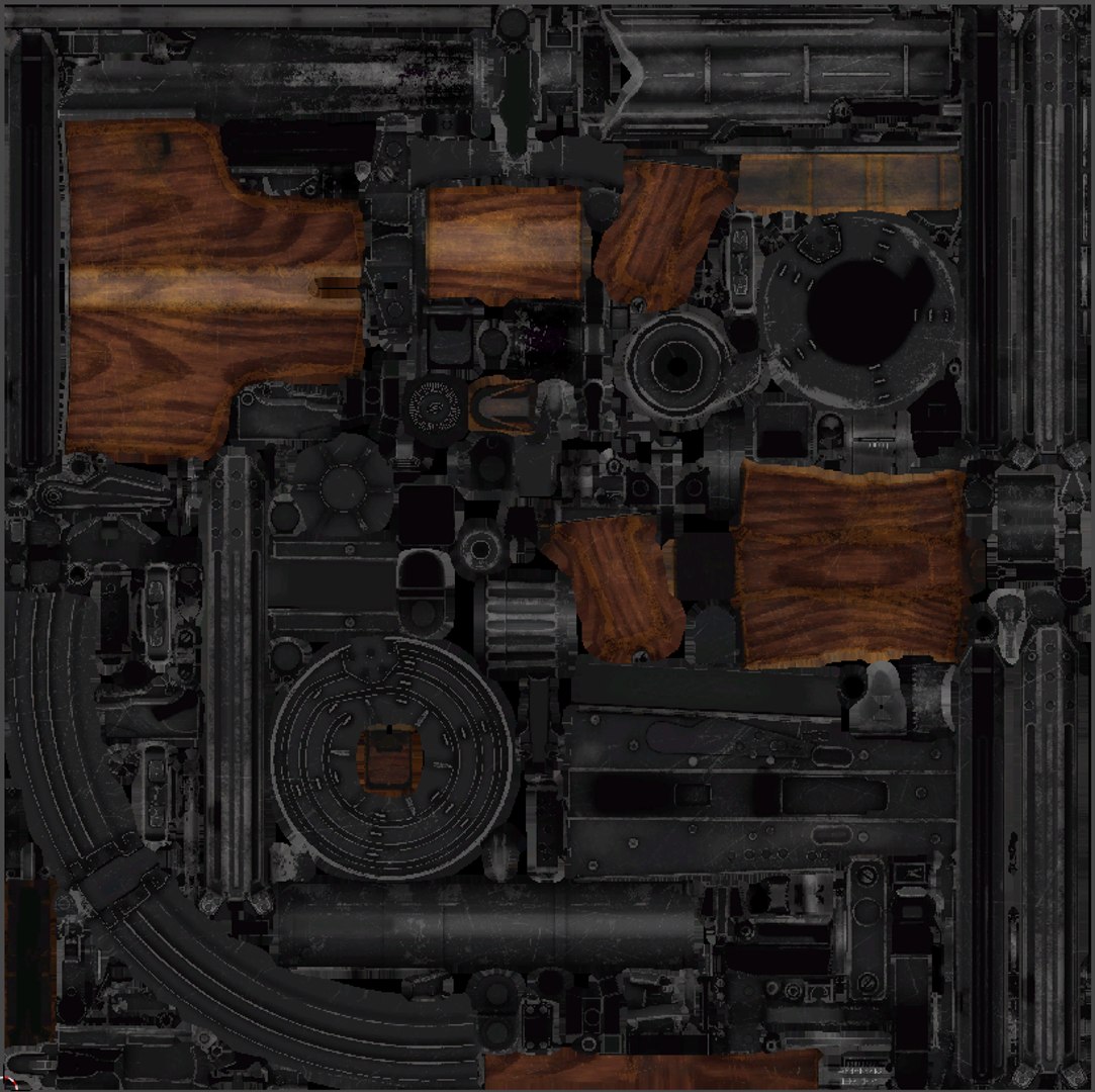 RPK 12 PBR Game Ready Low-poly 3D Model - TurboSquid 1804779