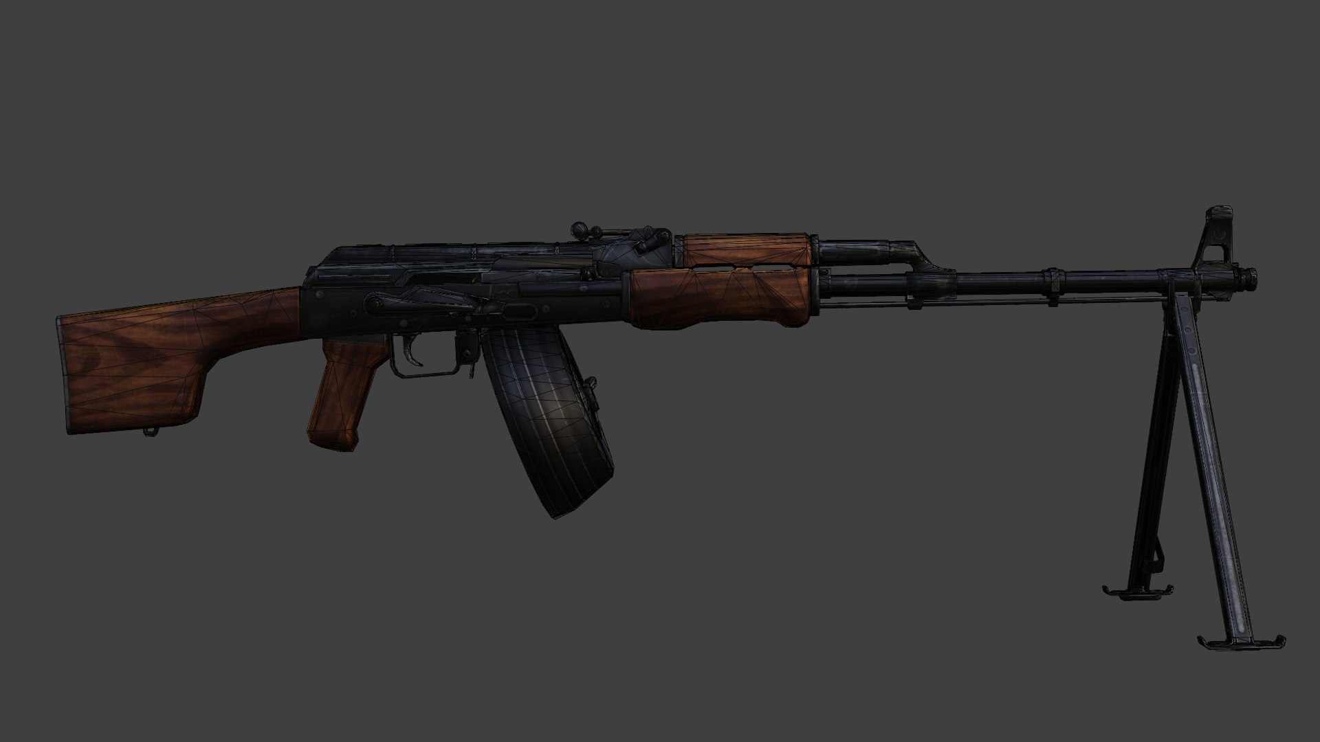 RPK 12 PBR Game Ready Low-poly 3D Model - TurboSquid 1804779