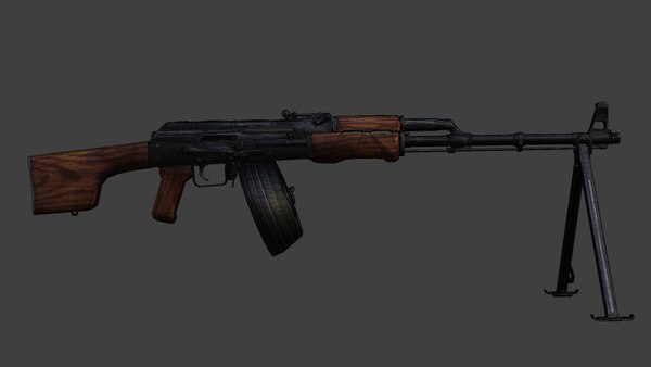 RPK 12 PBR Game ready low-poly 3D model - TurboSquid 1804779