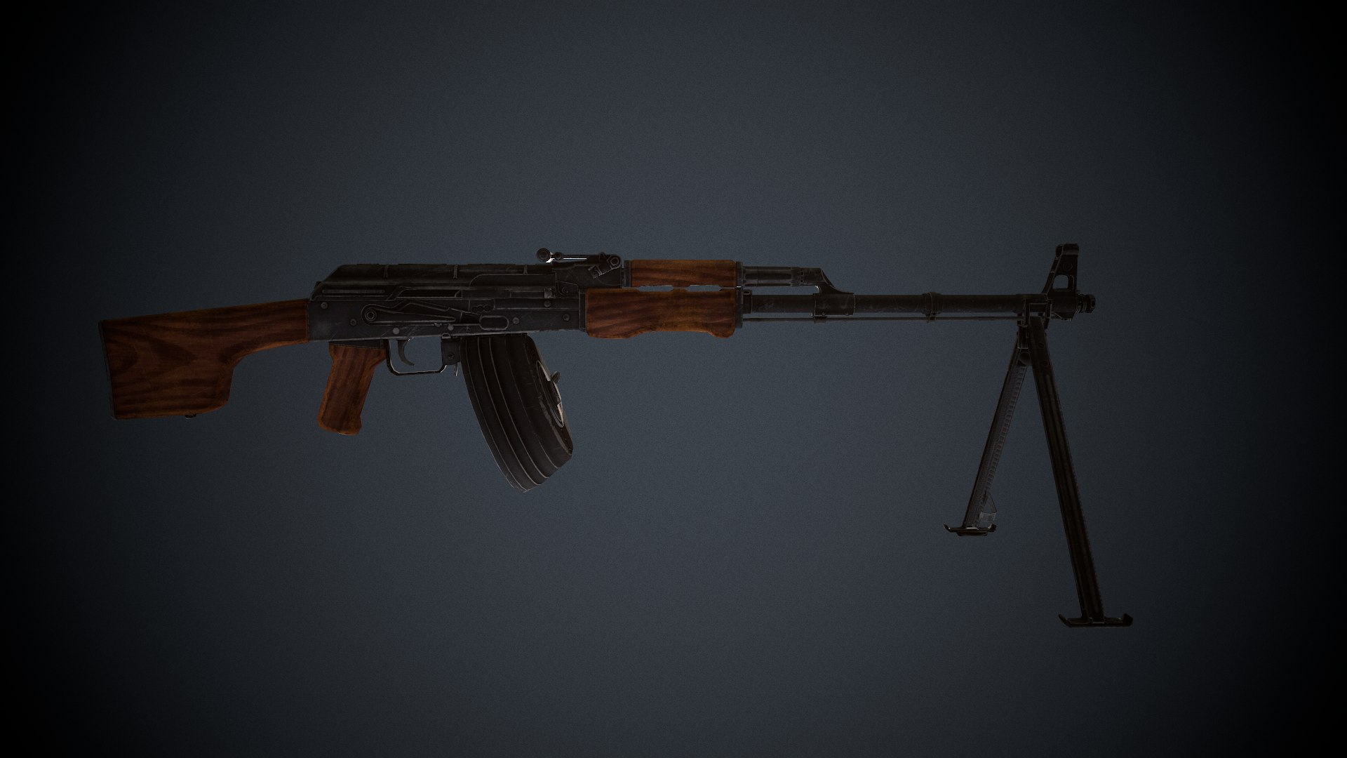 RPK 12 PBR Game Ready Low-poly 3D Model - TurboSquid 1804779
