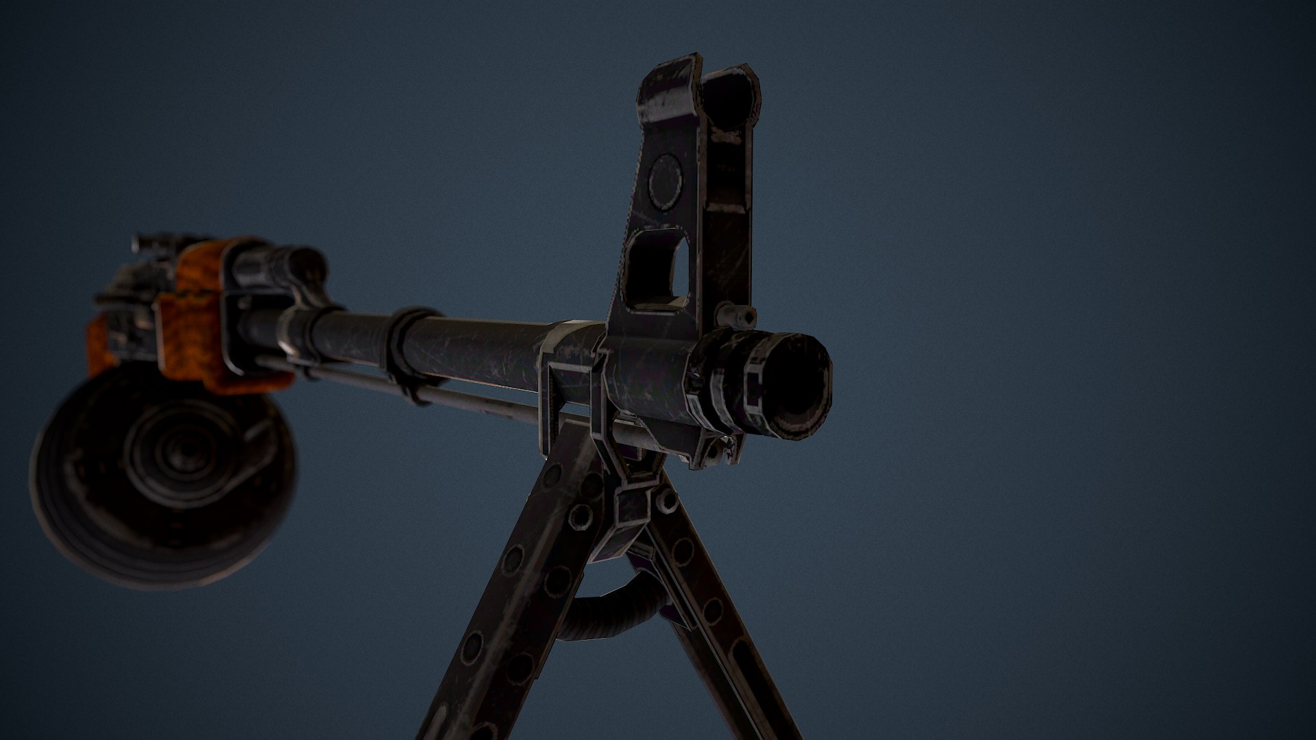 RPK 12 PBR Game Ready Low-poly 3D Model - TurboSquid 1804779