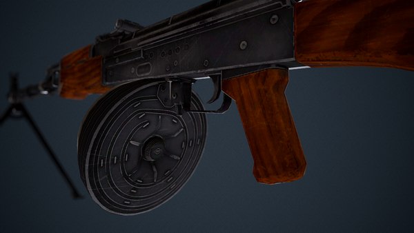 RPK 12 PBR Game ready low-poly 3D model - TurboSquid 1804779