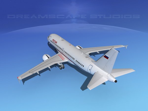 3d model scale airbus a319