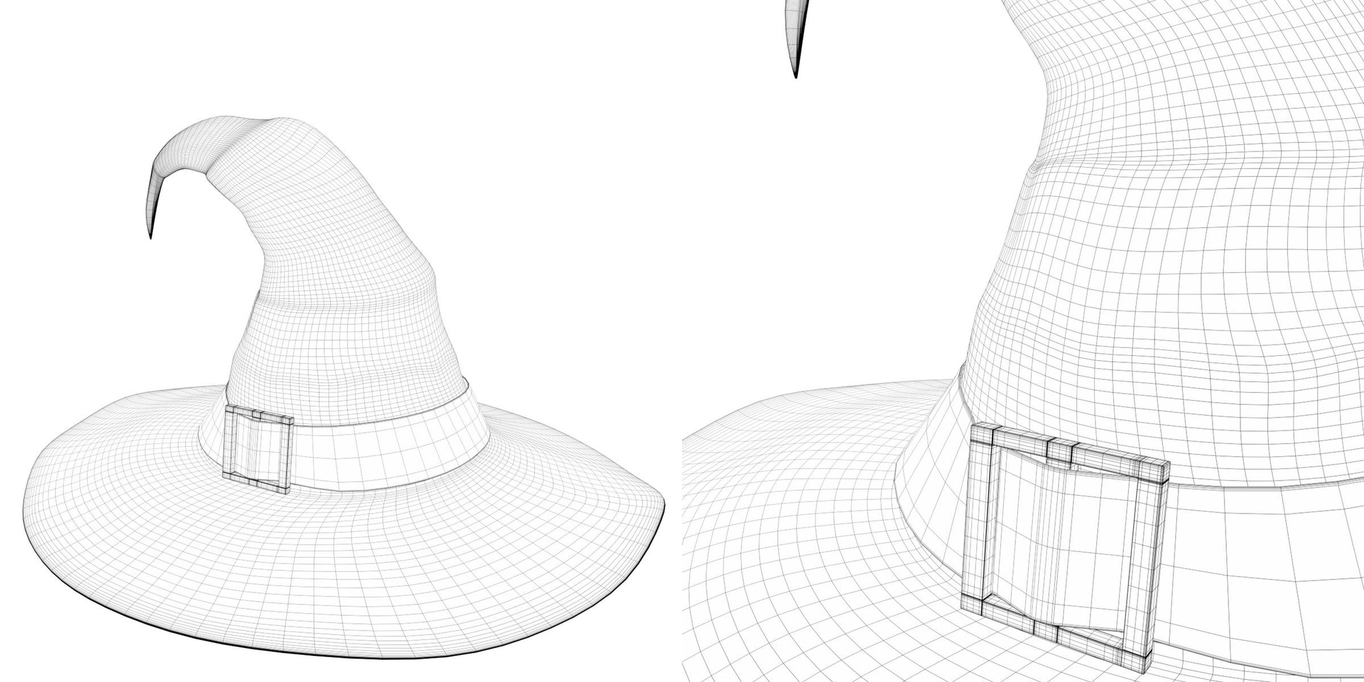 Witch hat 3D model - TurboSquid 1474239