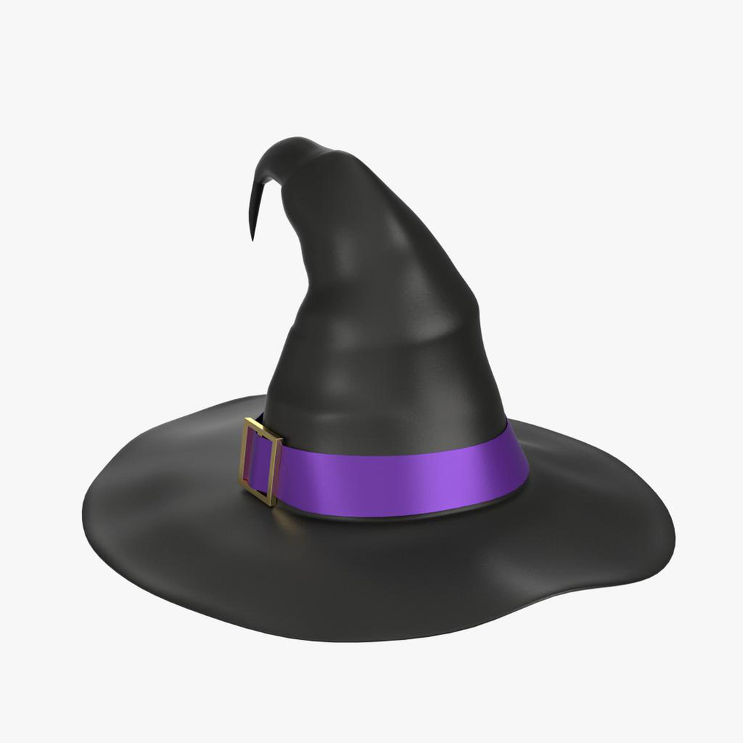 Witch Hat 3D Model - TurboSquid 1474239