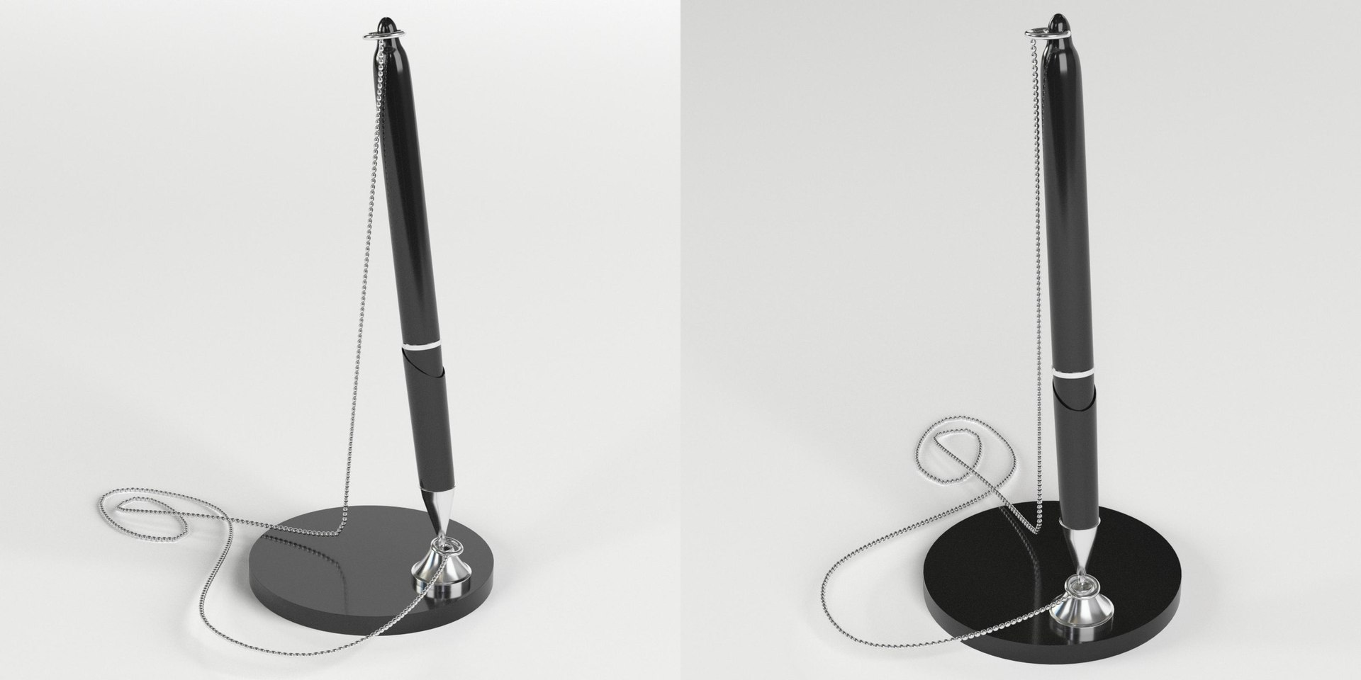 3D Reception Pen Chain Model - TurboSquid 1375689