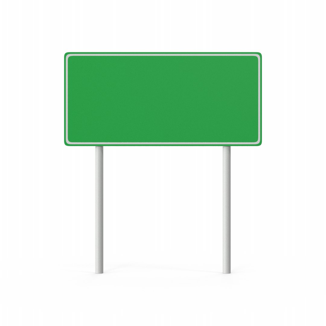 Highway Road Sign model - TurboSquid 1959761