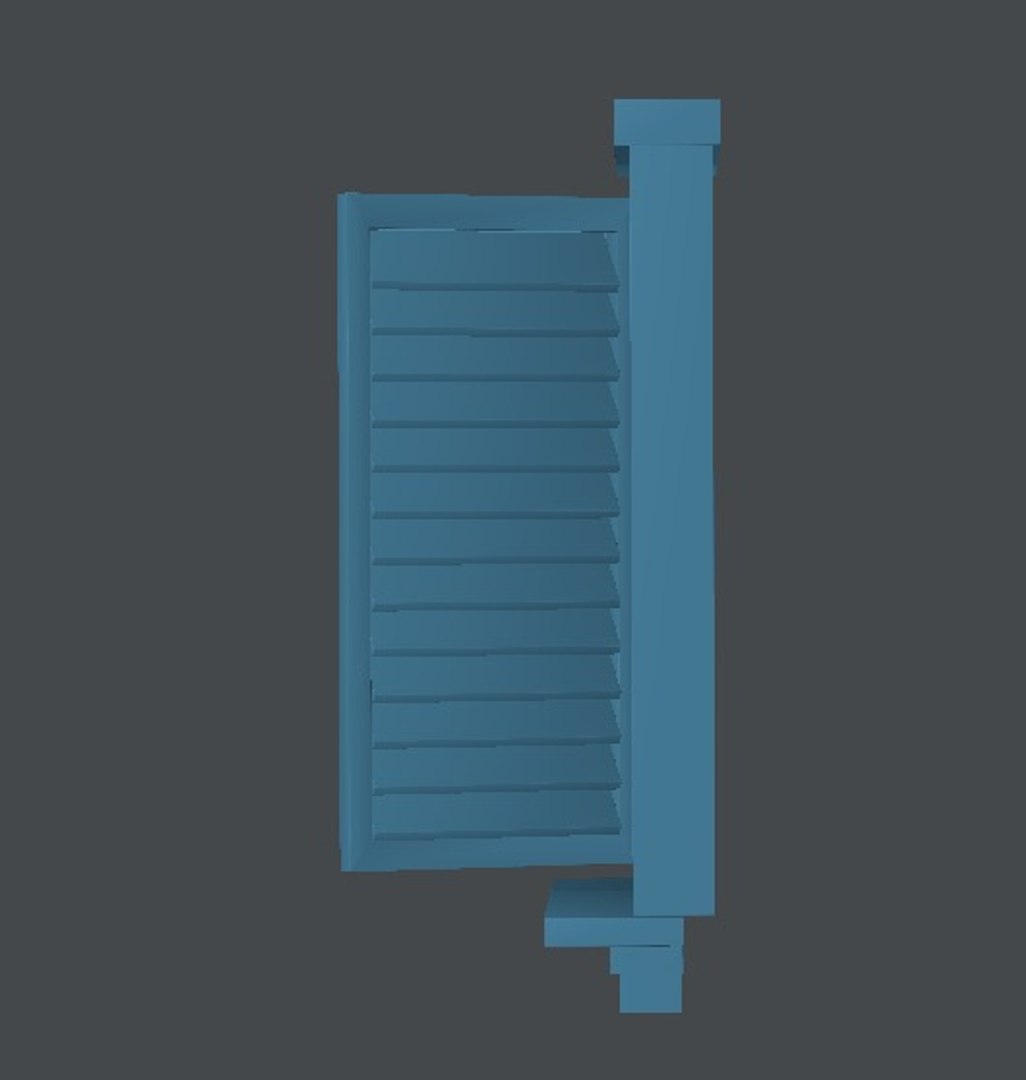 3d model window shutters