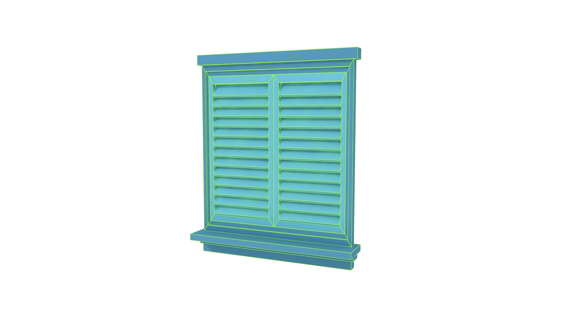 3d Model Window Shutters