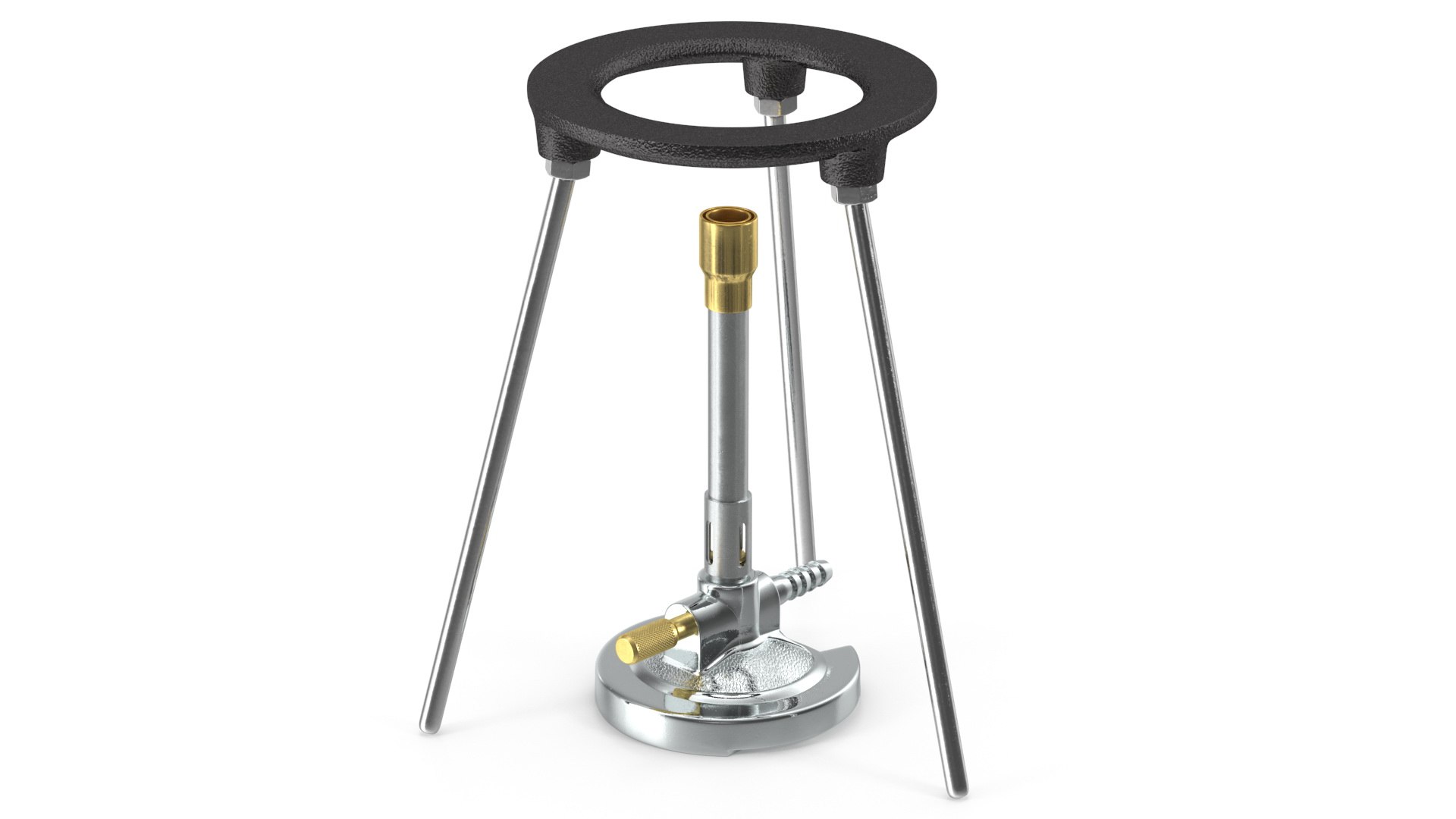 Bunsen Burner With Tripod Model - TurboSquid 1851823