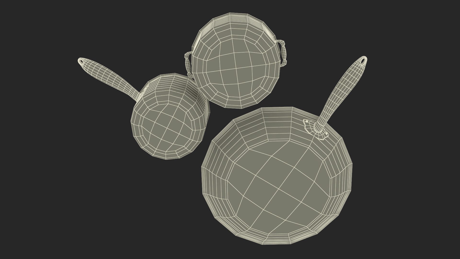 Cookware Set 3D Model - TurboSquid 2061290