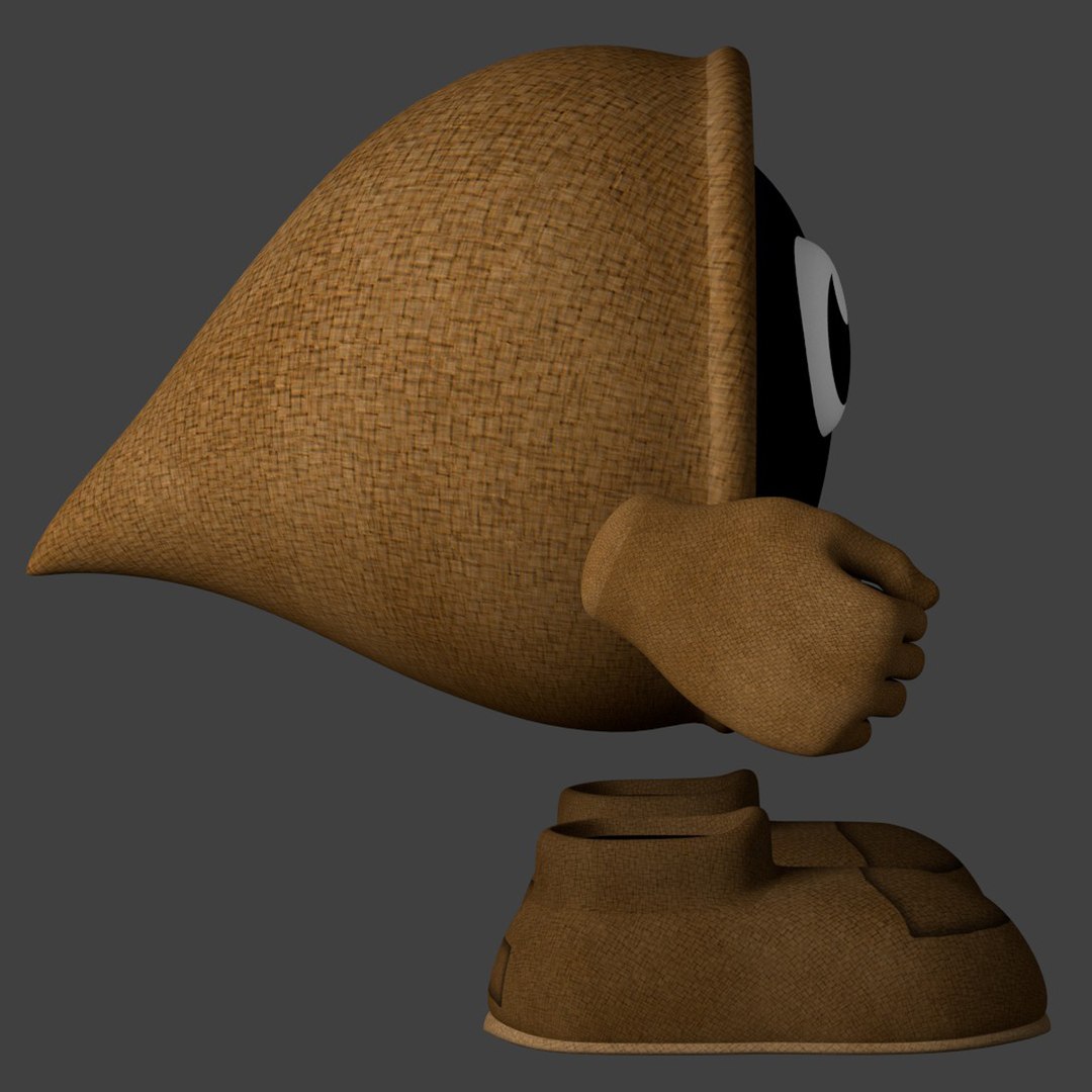 Little Hooded Character Cartoon 3D Model - TurboSquid 1220723