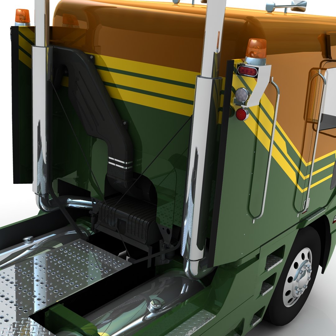 3d Freightliner Argosy Truck 2014 Model