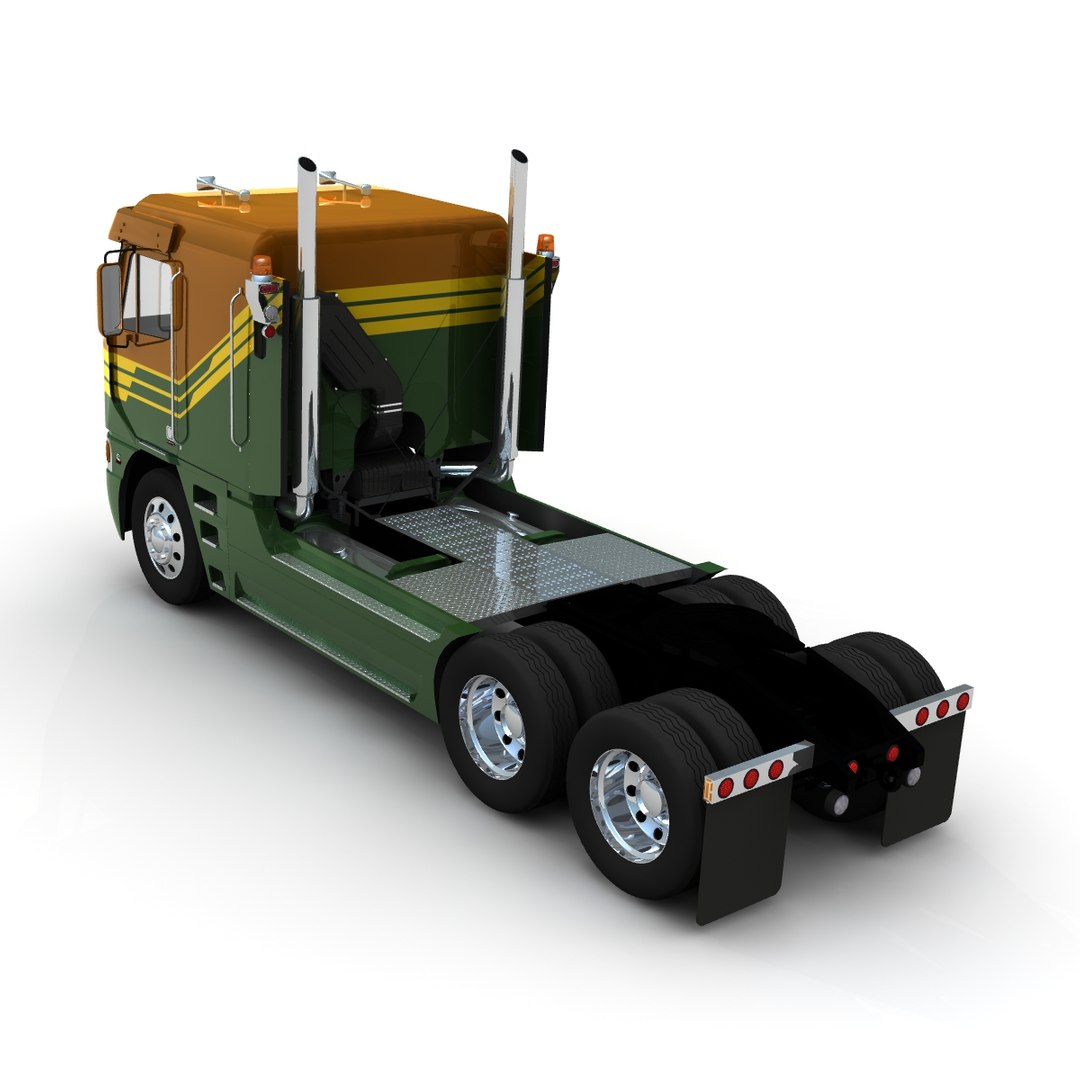3d Freightliner Argosy Truck 2014 Model