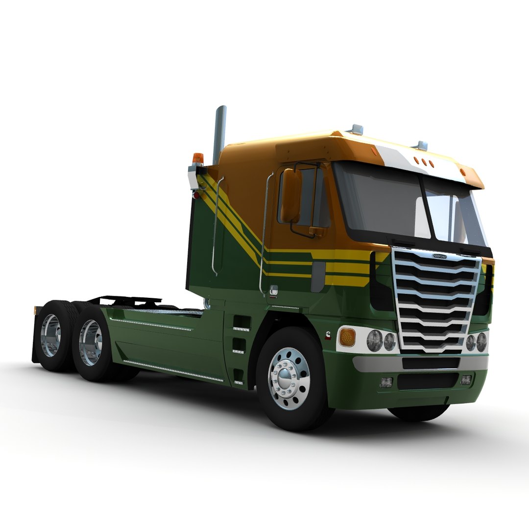 3d Freightliner Argosy Truck 2014 Model