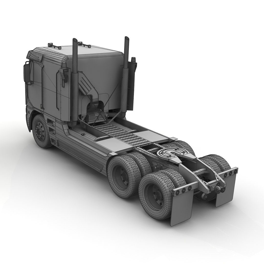 3d Freightliner Argosy Truck 2014 Model