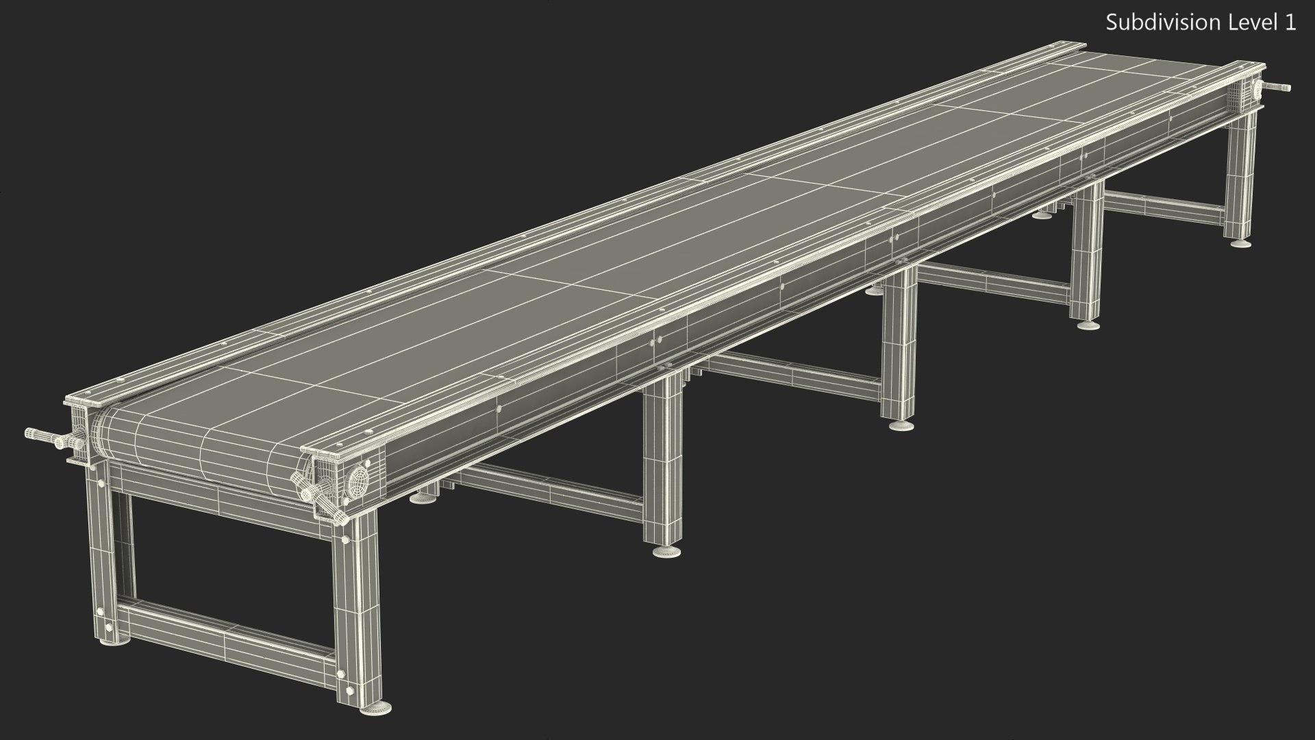 3D Conveyor Belt Straight - TurboSquid 2025430