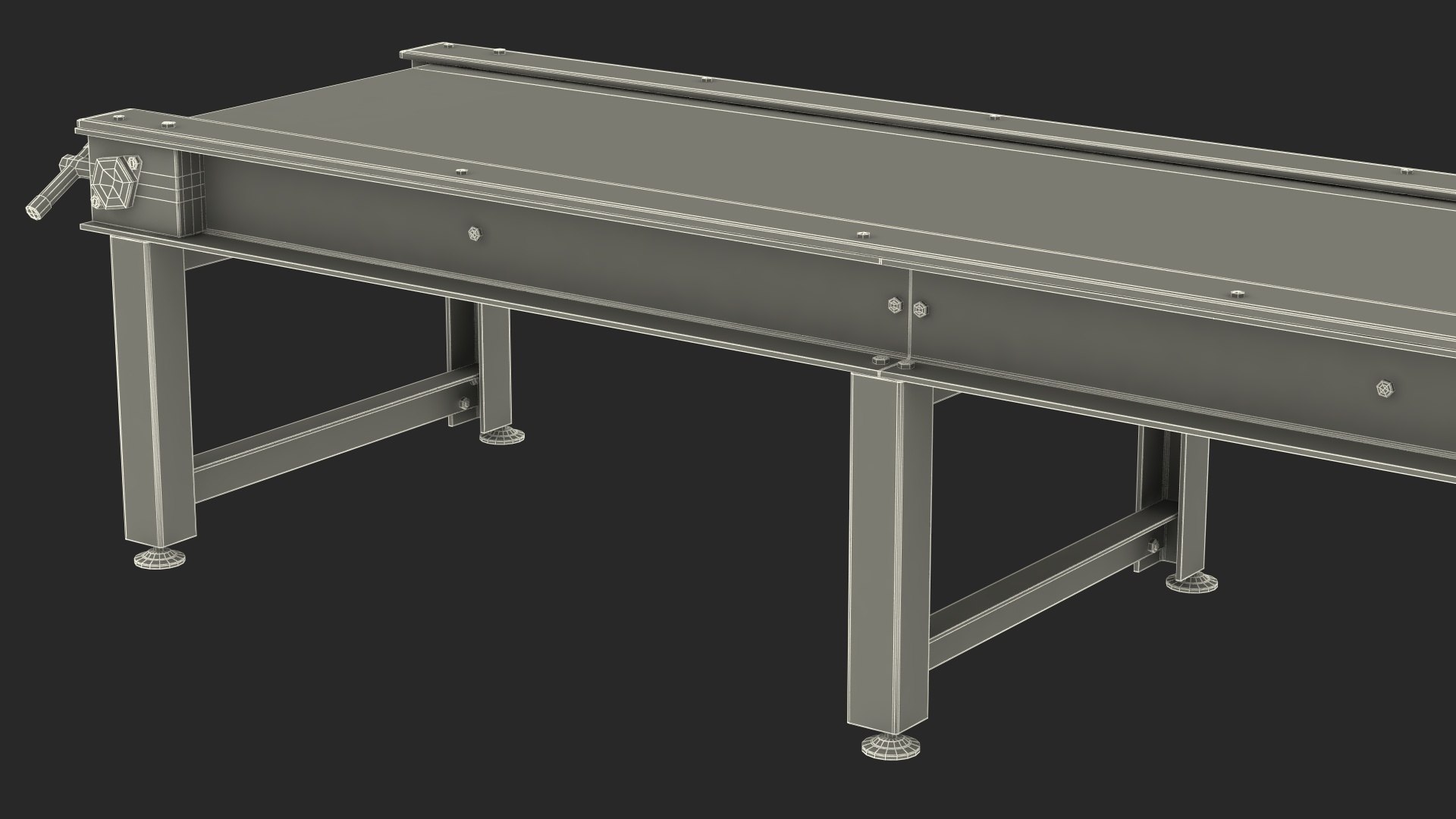 3D Conveyor Belt Straight - TurboSquid 2025430