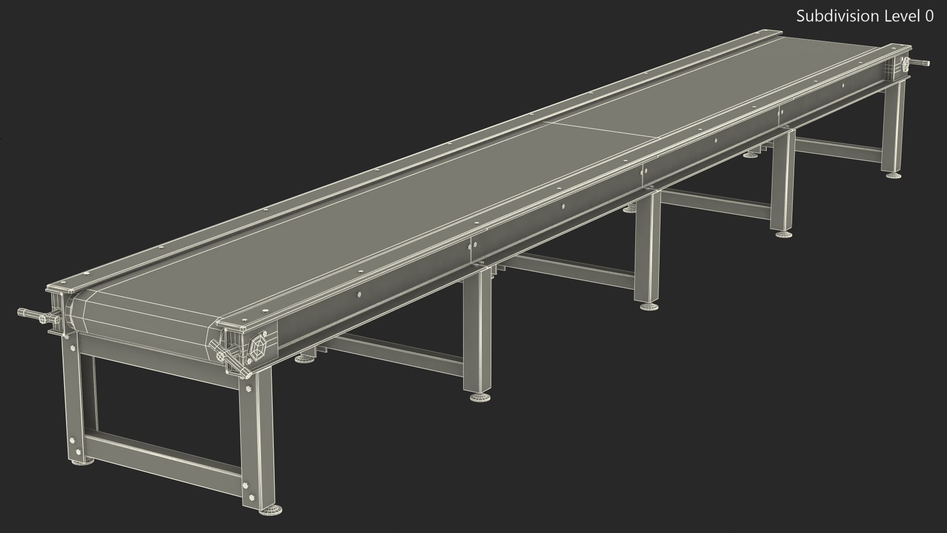 3D Conveyor Belt Straight - TurboSquid 2025430