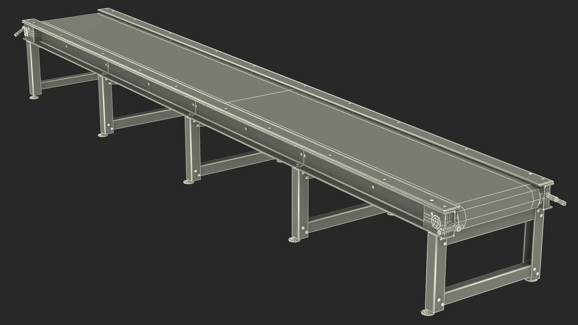 3D Conveyor Belt Straight - TurboSquid 2025430