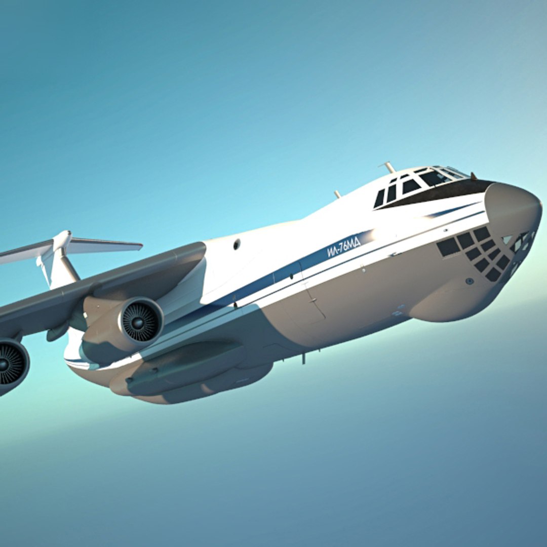 Ilyushin Il 76 3D Model - TurboSquid 1379673