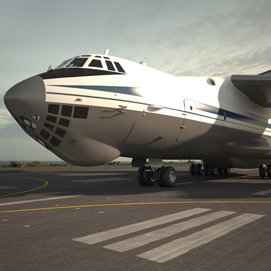 Ilyushin Il 76 3D Model - TurboSquid 1379673