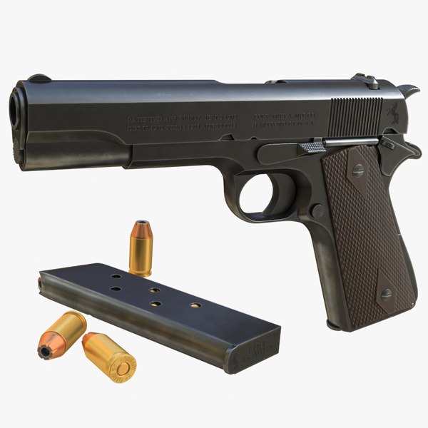 Colt1911A1 M9 베레타 3D 모델 - TurboSquid 1254770