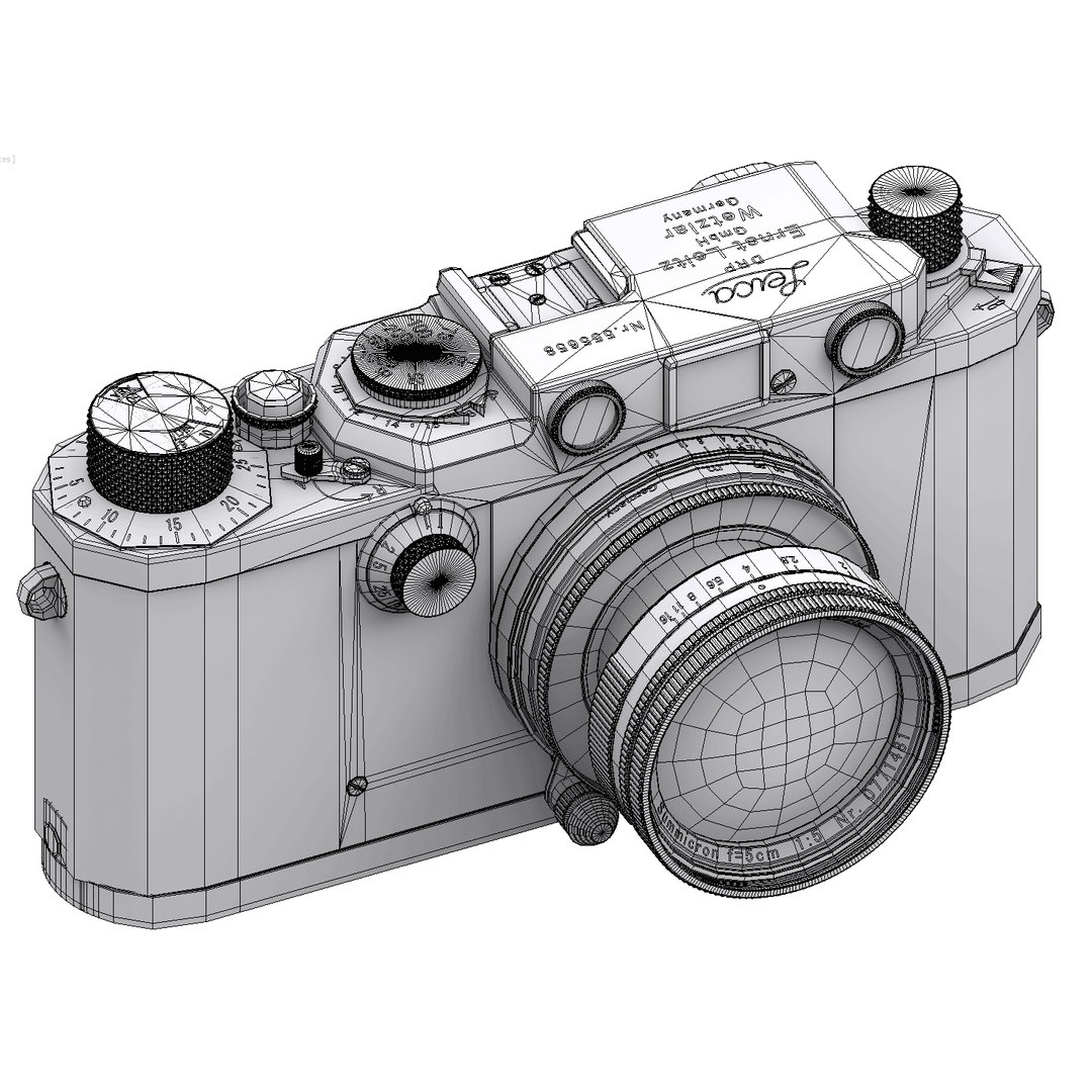 3d Leica Iiif Cameras Model