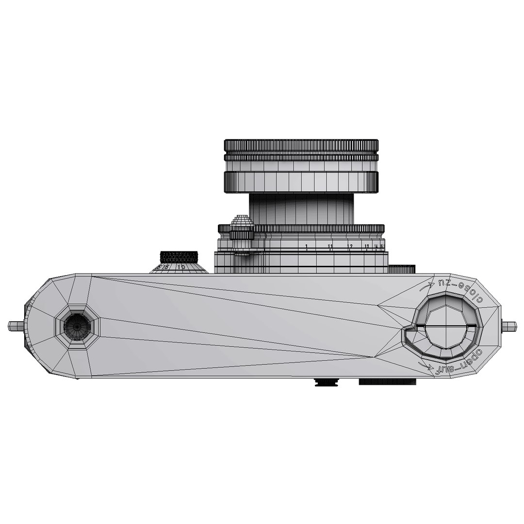 3d Leica Iiif Cameras Model
