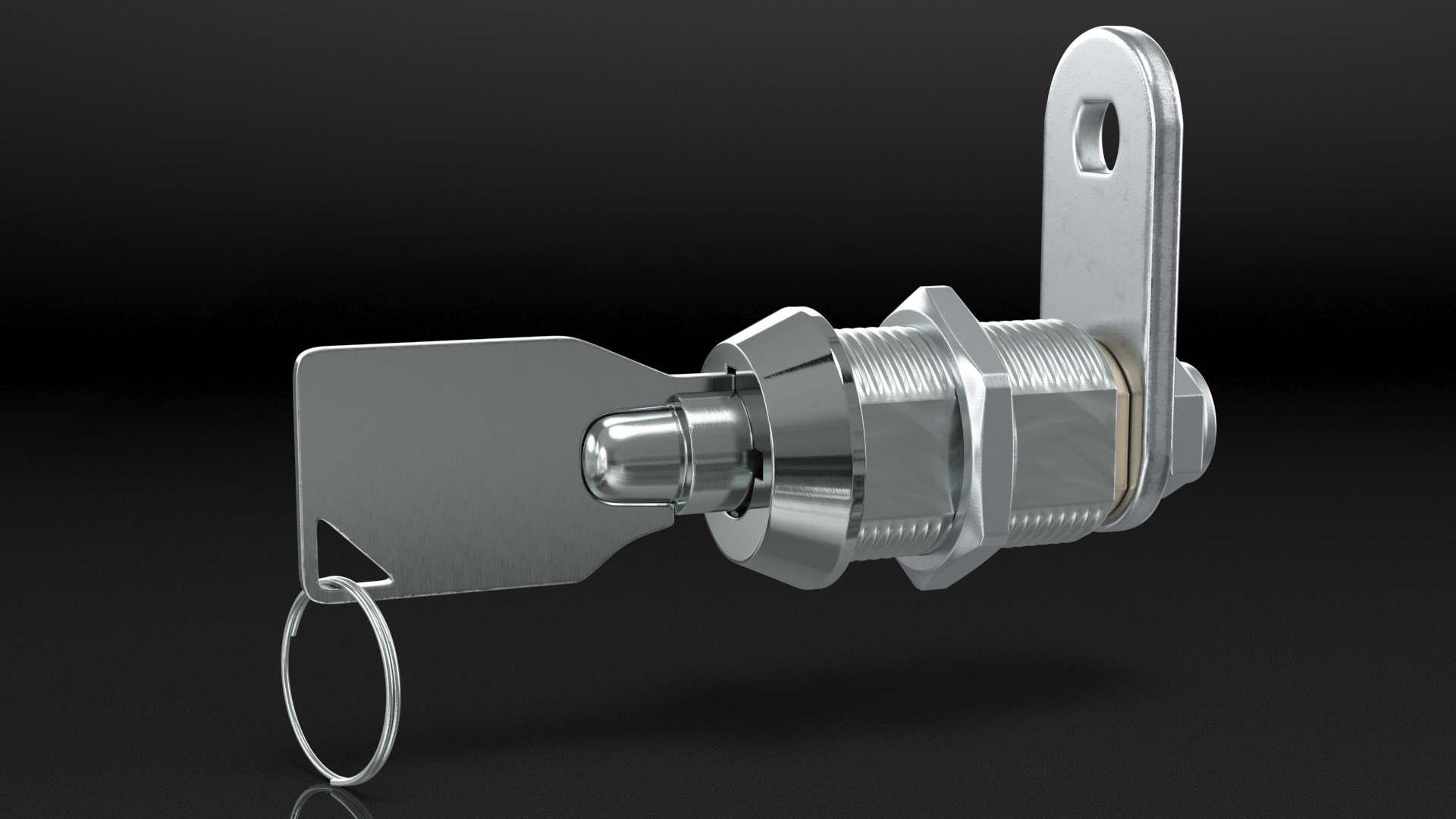 Tubular Lock With Key 3D Model - TurboSquid 1868512