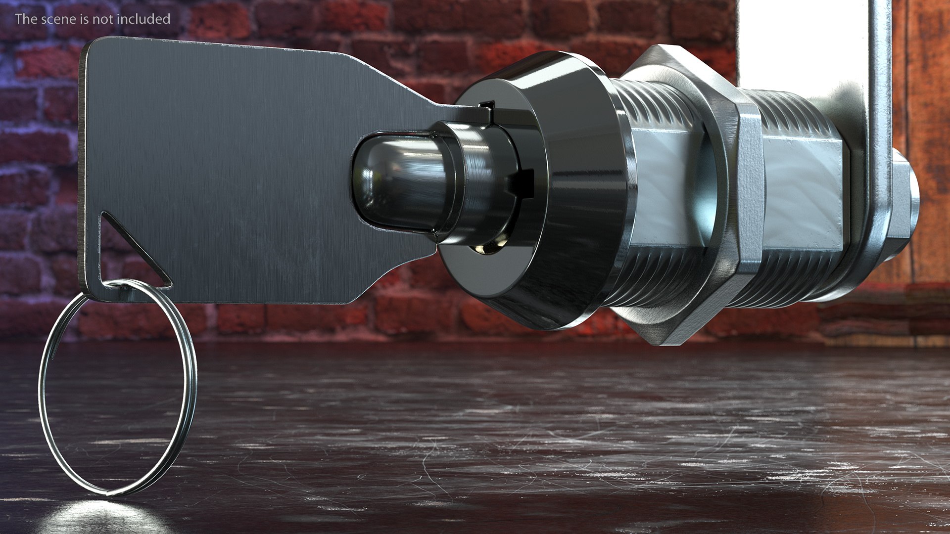 Tubular Lock With Key 3D Model - TurboSquid 1868512