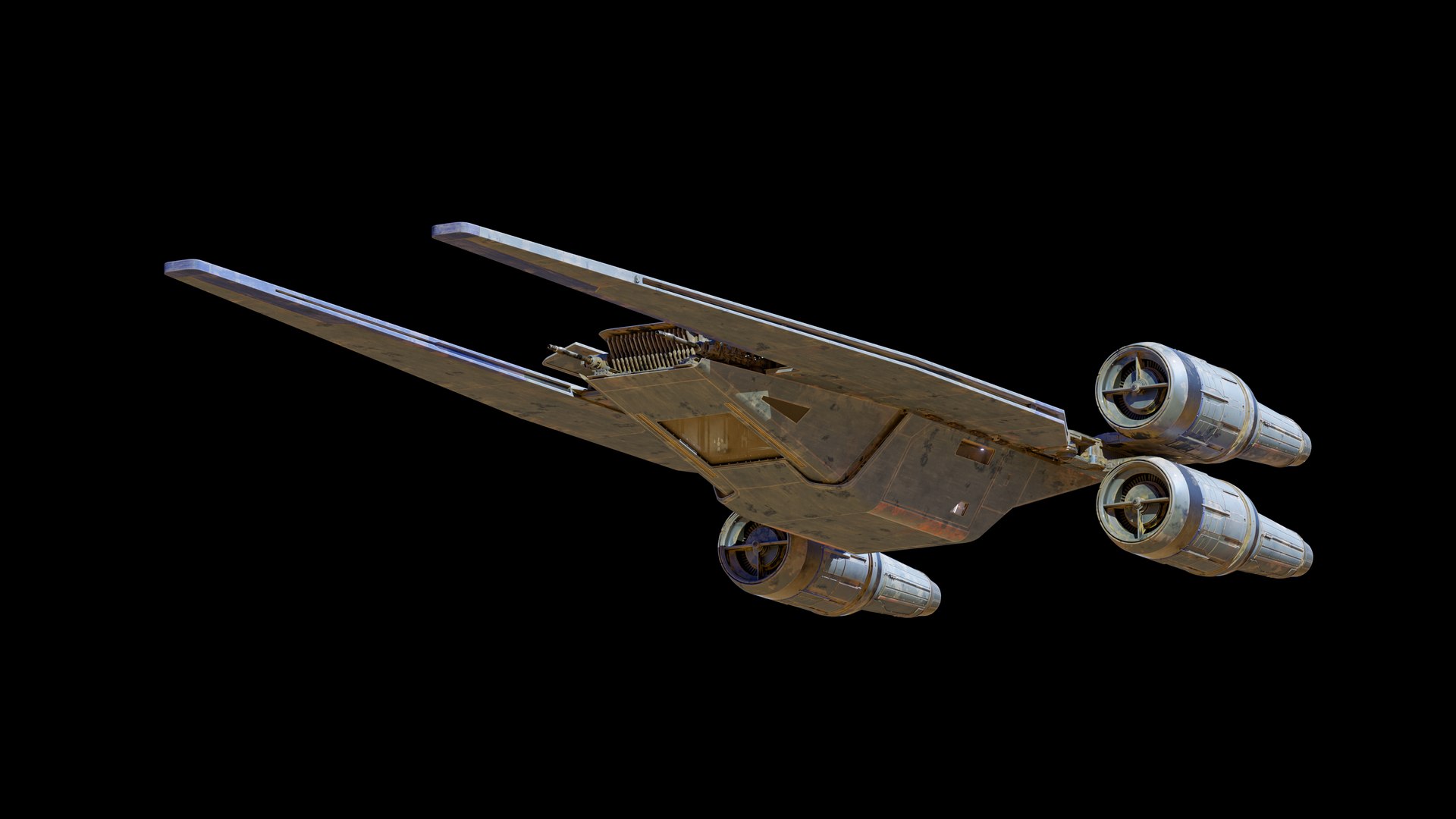 Star Wars U-WING Model - TurboSquid 2140318