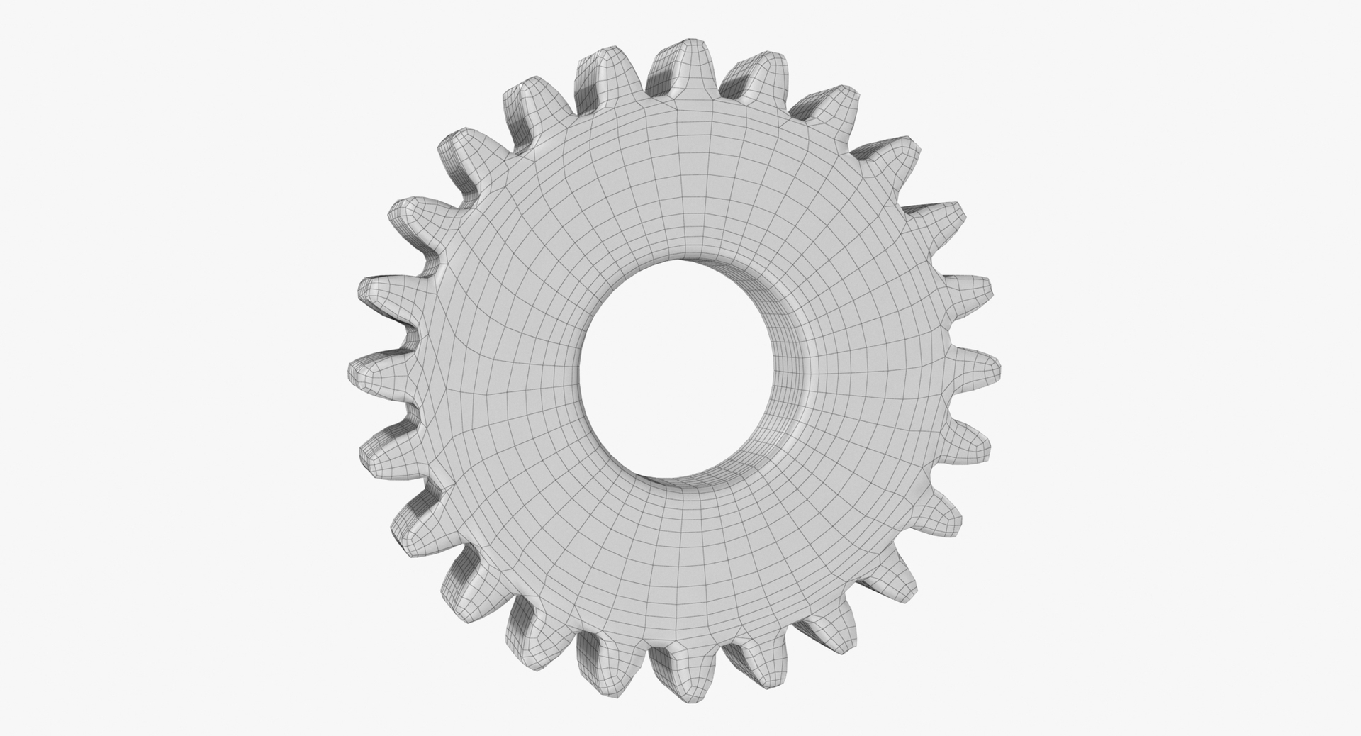 3D Spur Gear 24 Teeth - TurboSquid 1322944