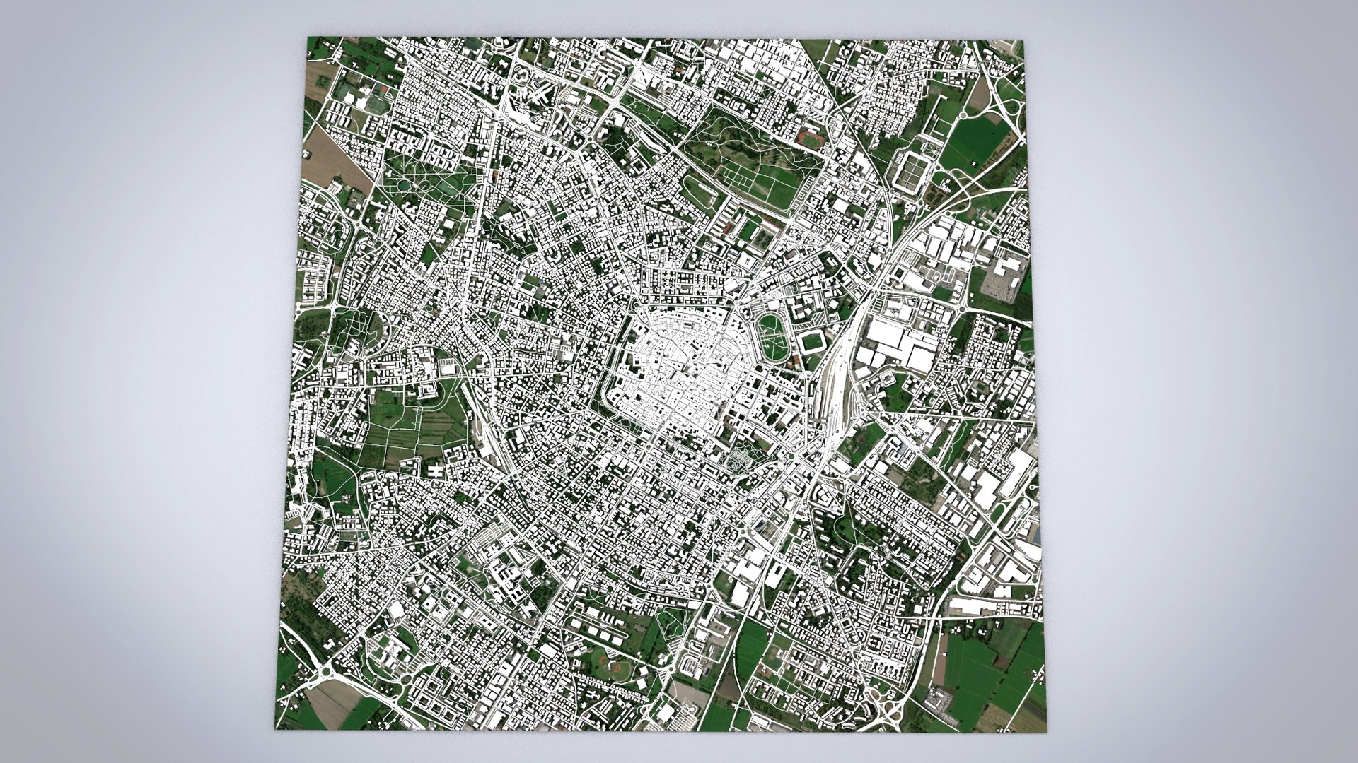 Cityscape Modena Italy model - TurboSquid 1831328