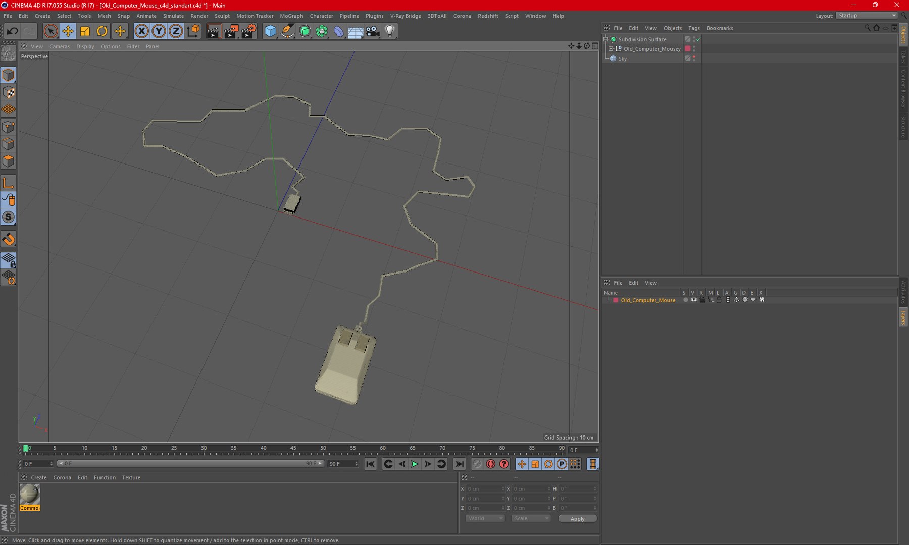 Old Computer Mouse 3D model - TurboSquid 2062974