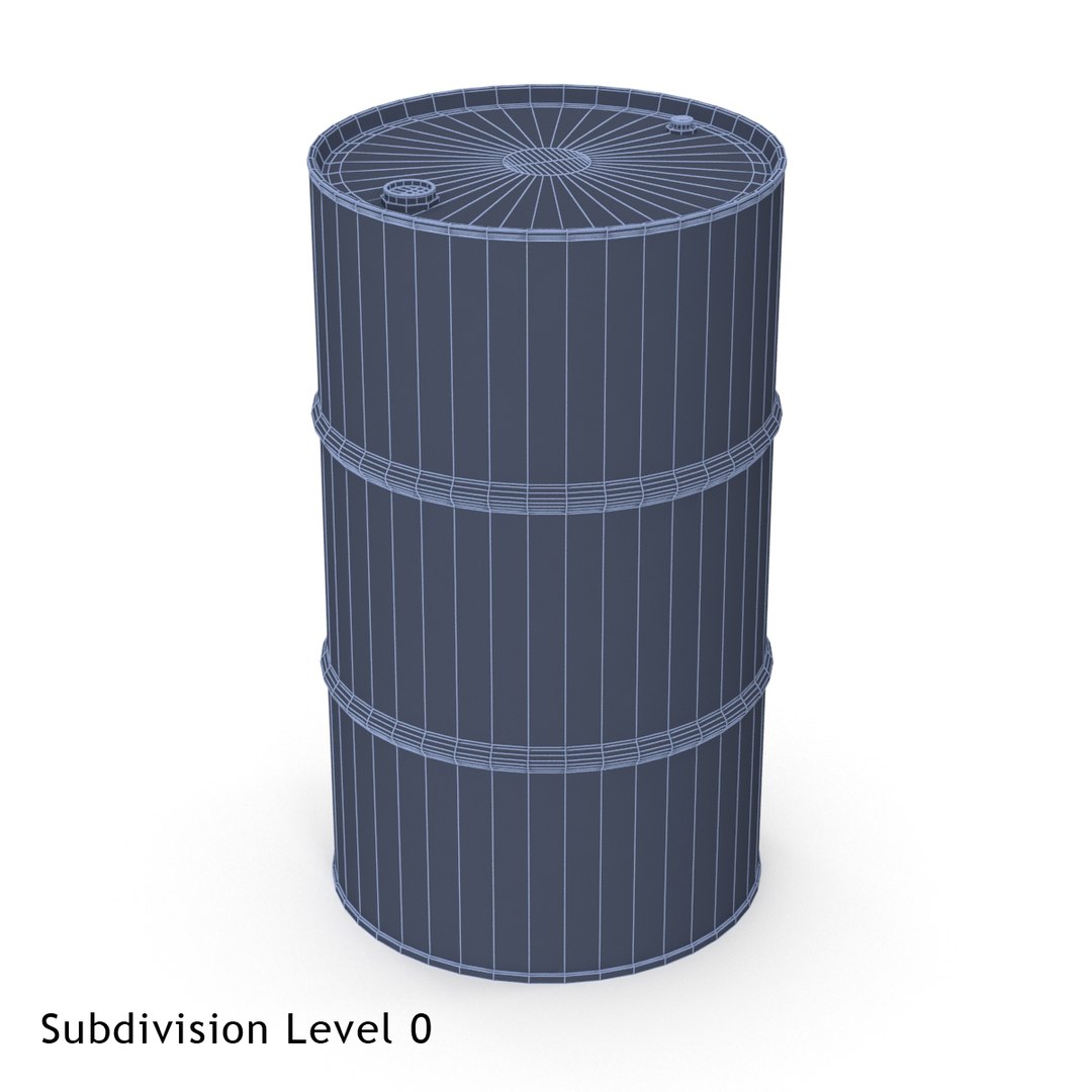 Explosive Red Oil Barrel 3D Model - TurboSquid 1187365