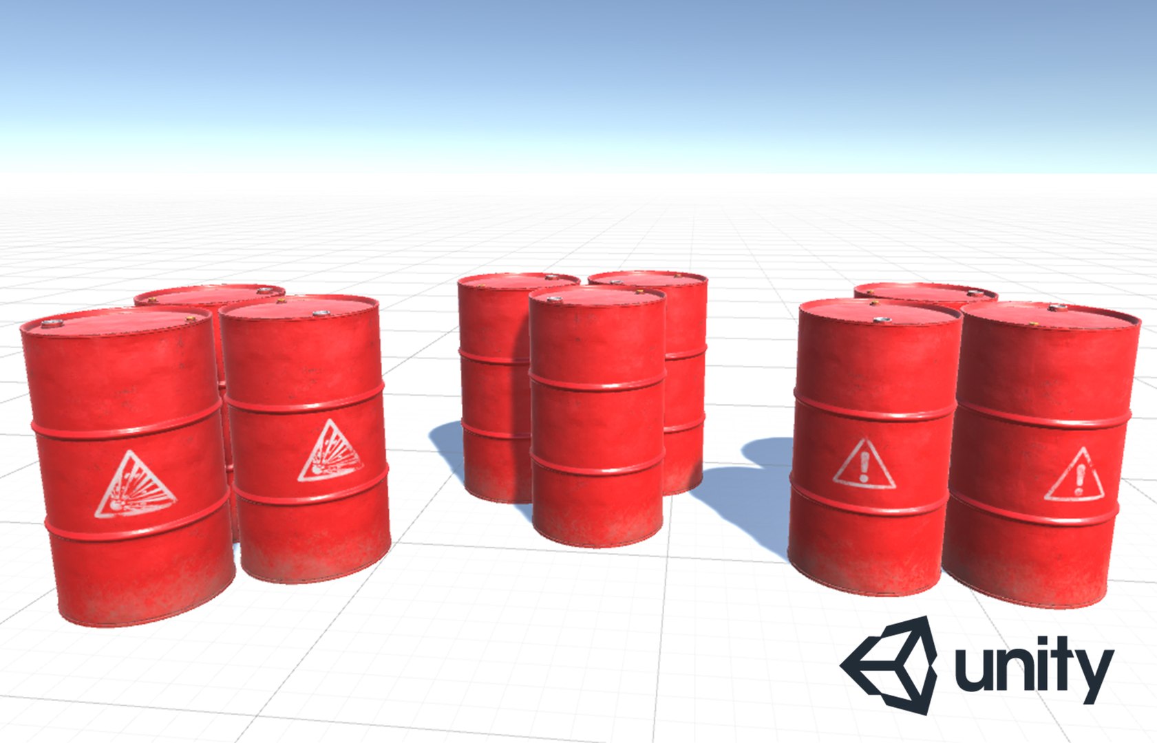 Explosive Red Oil Barrel 3D Model - TurboSquid 1187365