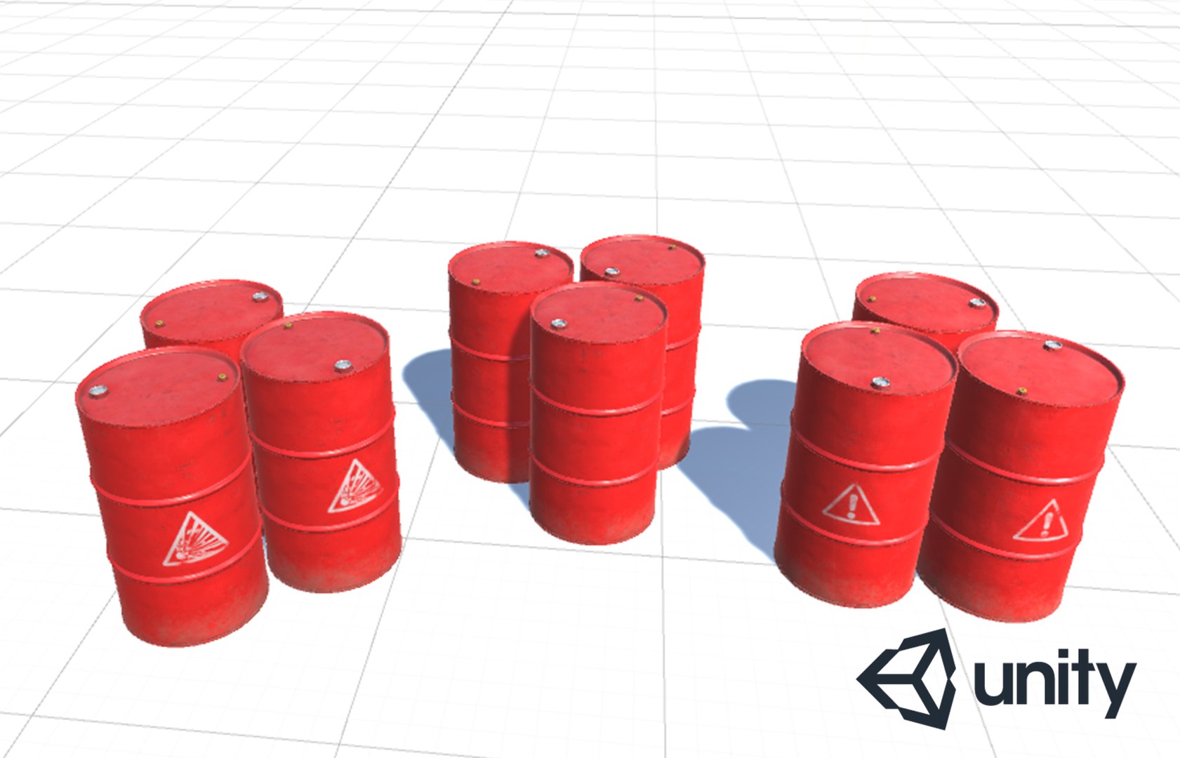 Explosive Red Oil Barrel 3D Model - TurboSquid 1187365