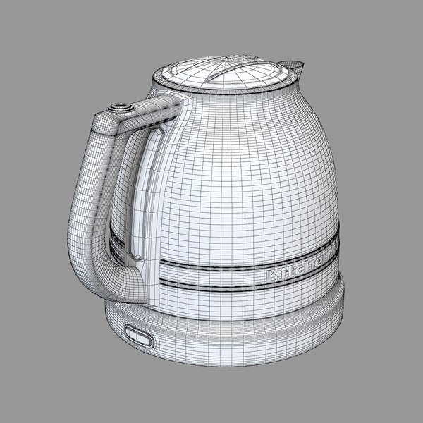 artisan jug kettle 3d model