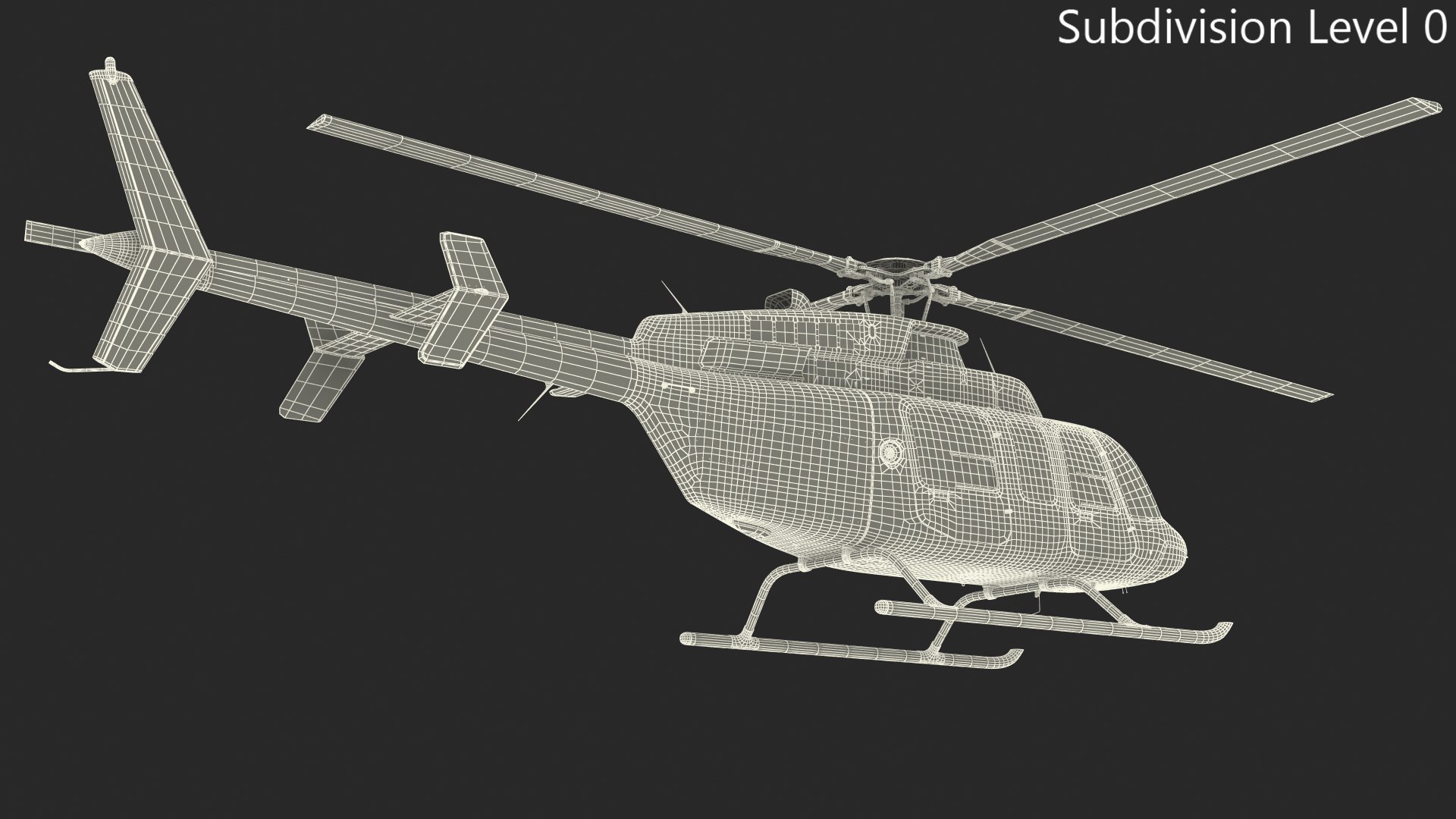 Bell 407 gx utility 3D model - TurboSquid 1536498