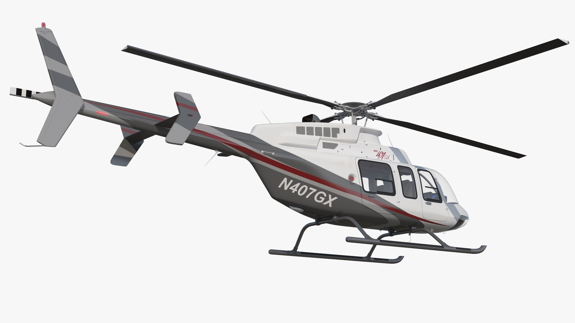 Bell 407 gx utility 3D model - TurboSquid 1536498