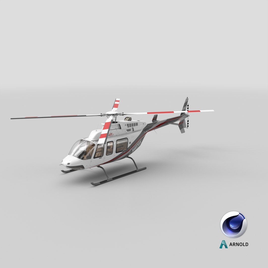 Bell 407 gx utility 3D model - TurboSquid 1536498