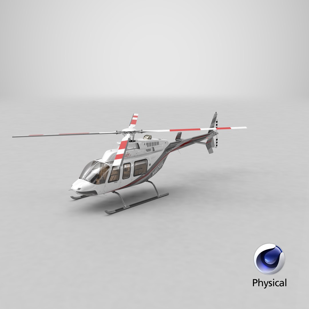 Bell 407 gx utility 3D model - TurboSquid 1536498