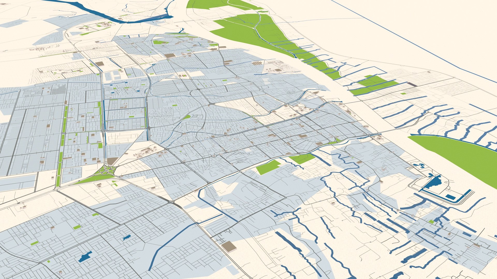 Basra City Iraq 3D Model - TurboSquid 1584893