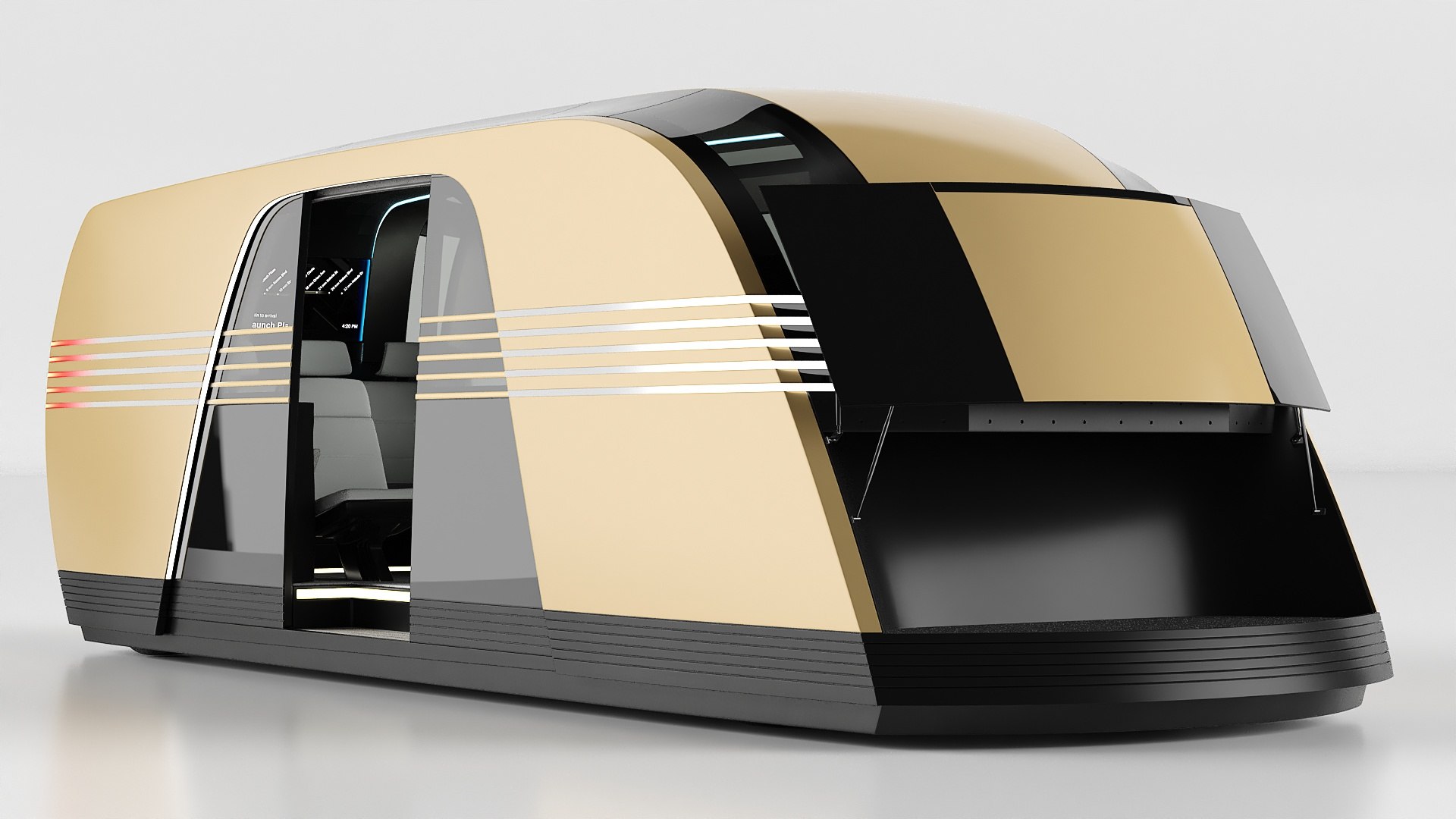 3D Tesla Robovan Rigged Model - TurboSquid 2325535