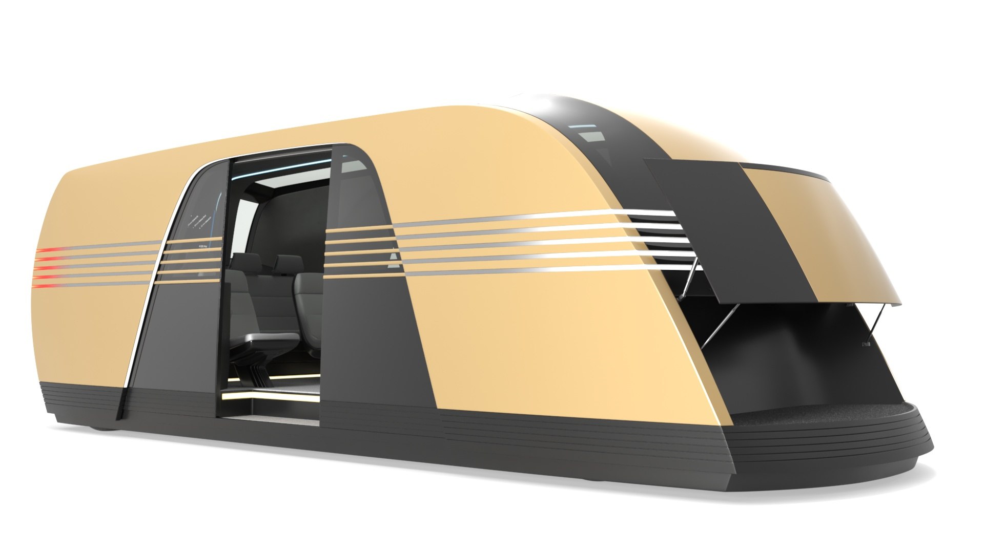 3D Tesla Robovan Rigged Model - TurboSquid 2325535