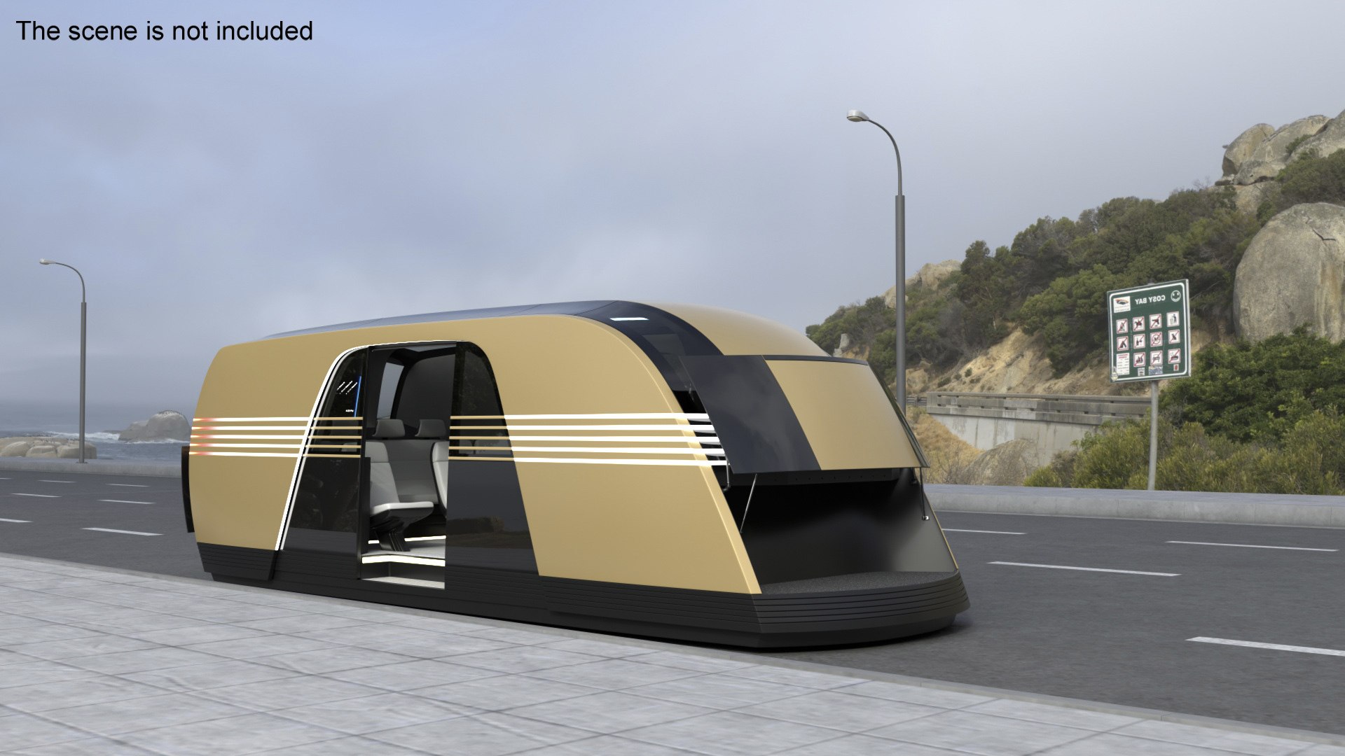 3D Tesla Robovan Rigged Model - TurboSquid 2325535