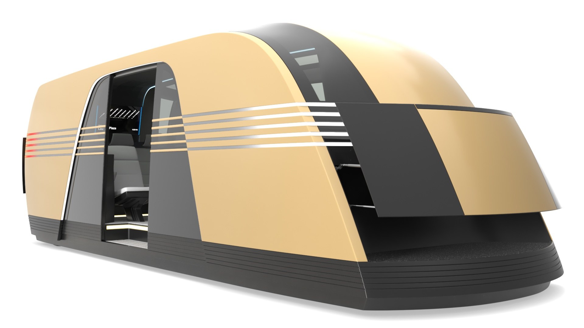 3D Tesla Robovan Rigged Model - TurboSquid 2325535