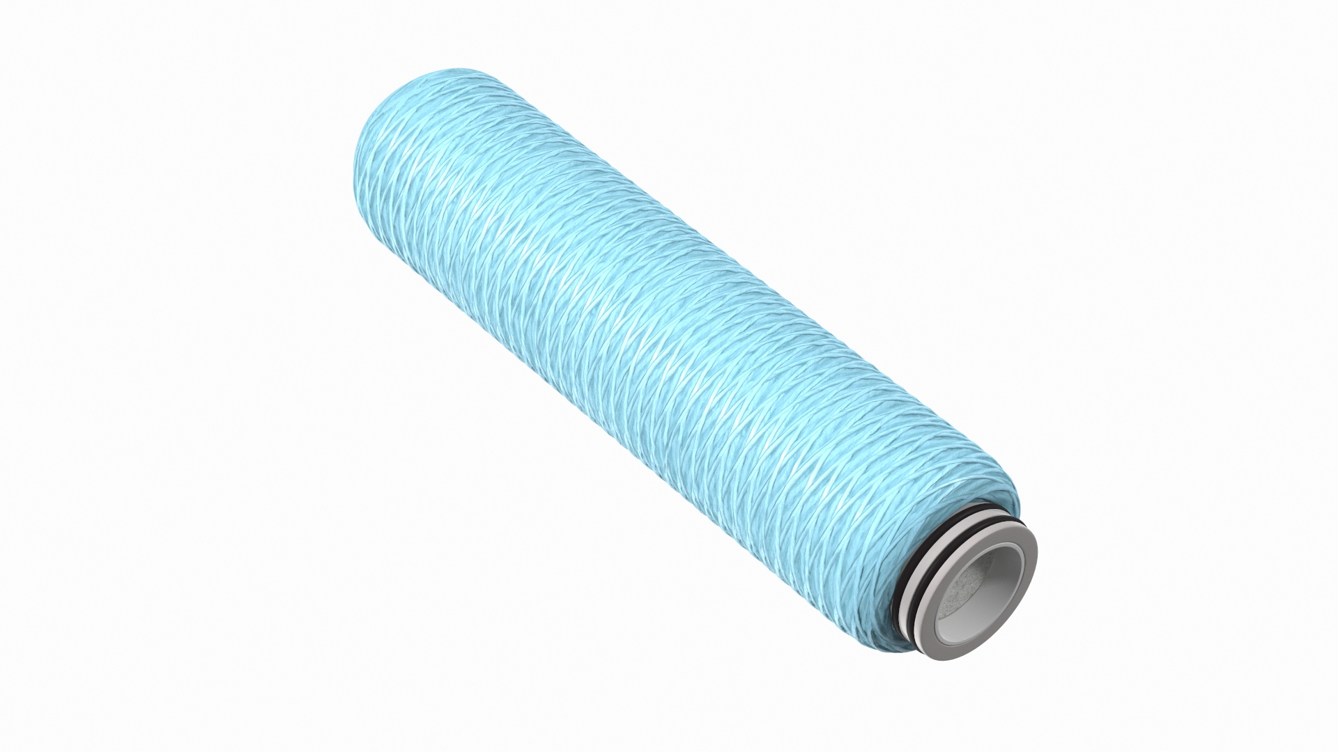 3D Wound Polypropylene Wire Filter Cartridge Blue Model - TurboSquid ...